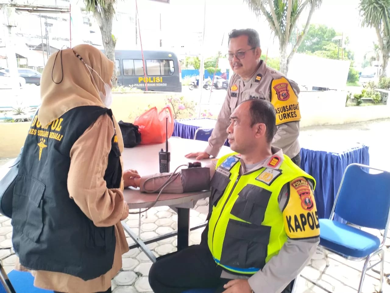 Dalam Rangka OPS Ketupat Toba 2025, Polres Sergai Laksanakan Pemeriksaan Kesehatan Pada Anggota ...
